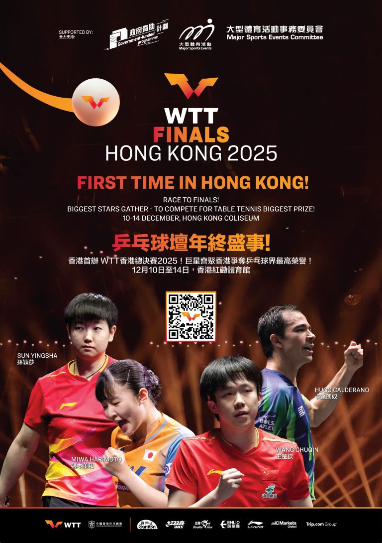 賽事簡介 INFO - WTT Finals Hong Kong 2025