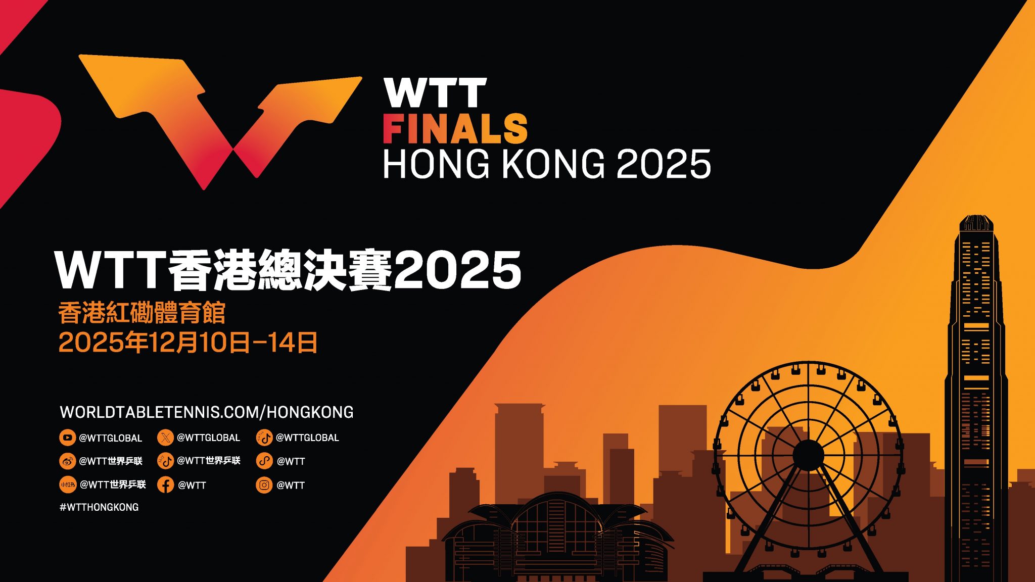 主頁 - WTT Finals Hong Kong 2025